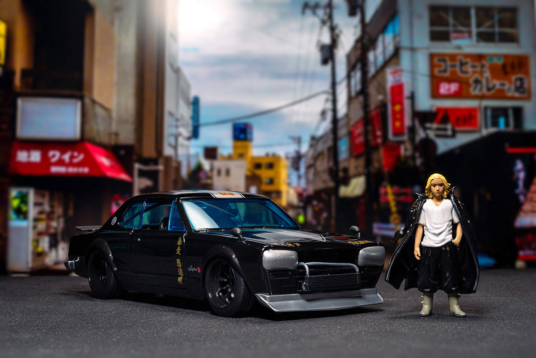 Tokyo Revengers, Mikey & 1971 Nissan Skyline GT-R, 1:24 Scale Vehicle ...