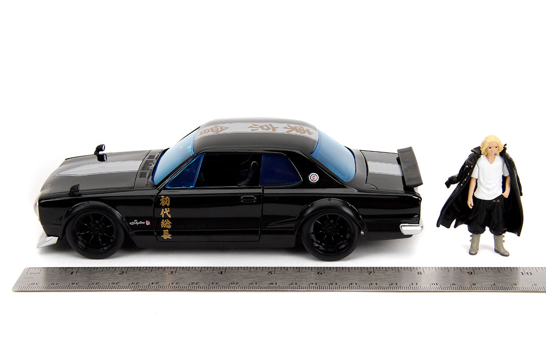 Tokyo Revengers, Mikey & 1971 Nissan Skyline GT-R, 1:24 Scale Vehicle ...